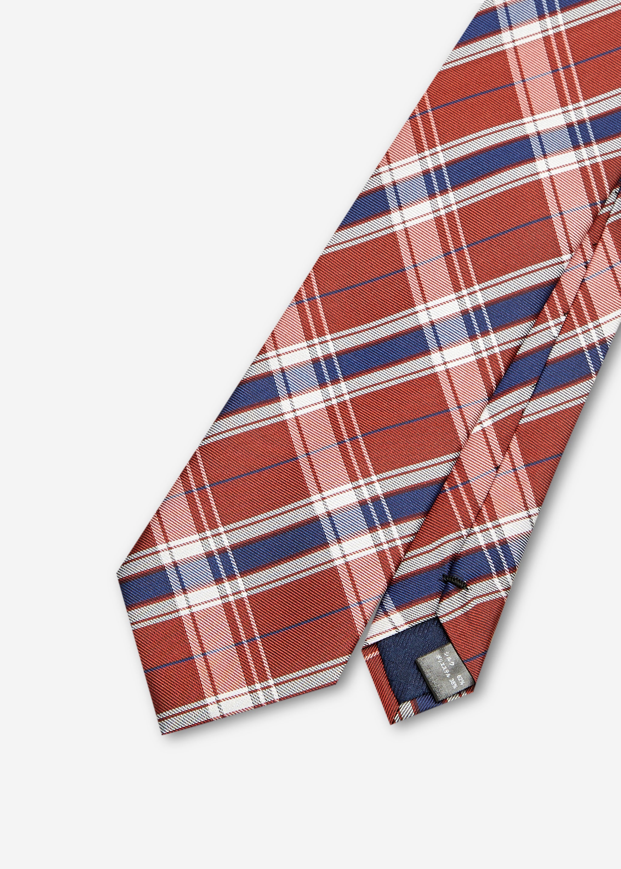 Check Tie (Orange) – SUIT SELECT THAILAND